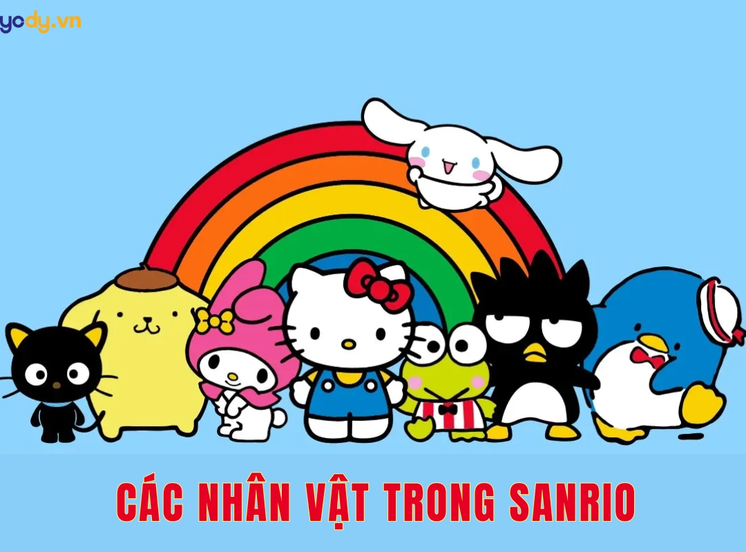 Vũ trụ 20+ các nhân vật trong Sanrio - Hello Kitty | Yody